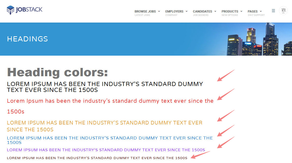 How To Change Headings Colors Most Advanced WordPress Themes